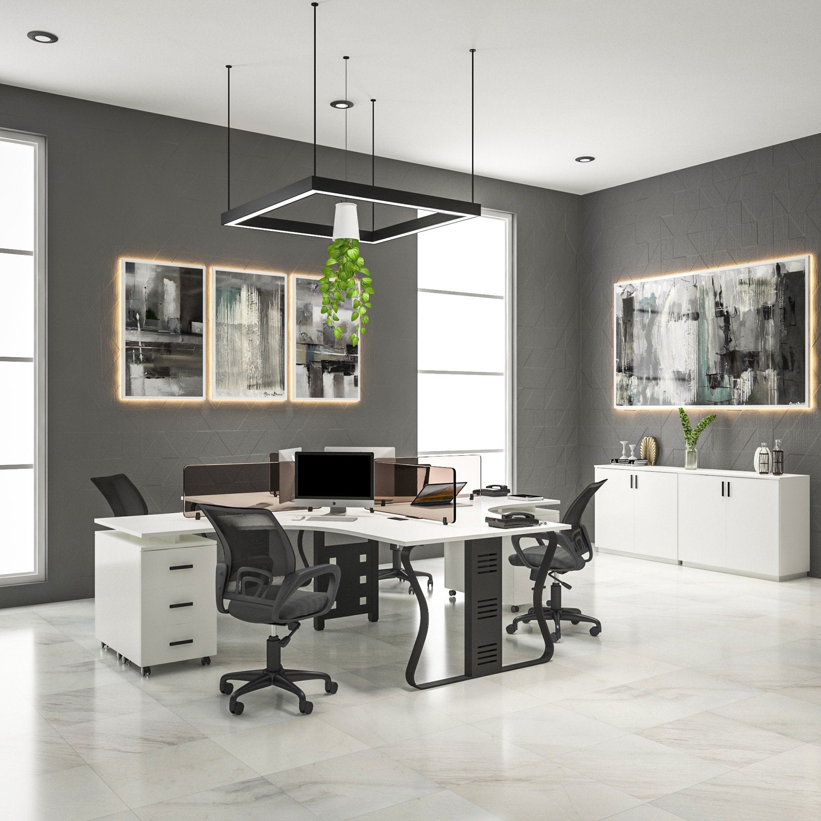 linear workstations – multiwood