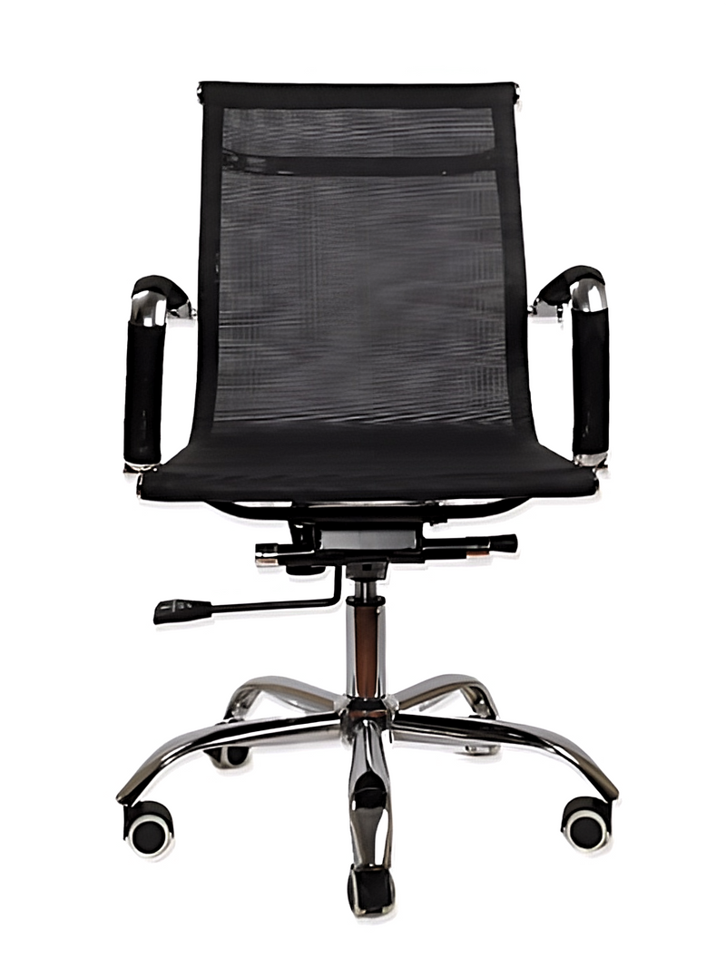 Latric black lb computer chair - office desk chair - multiwood